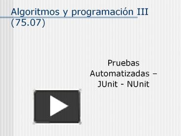 PPT – Algoritmos y programaci PowerPoint presentation | free to view - id: 6bc9a5-MTRiM