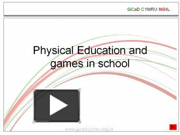 Physical Education and games in school presentation | free to download