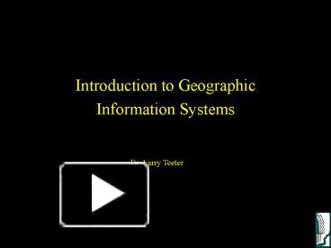 Introduction to Geographic presentation | free to view