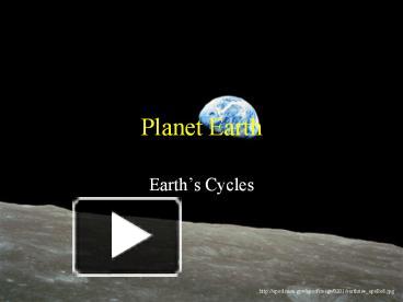 PPT – Planet Earth PowerPoint presentation | free to download - id ...