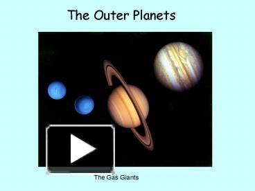 The Outer Planets presentation | free to view