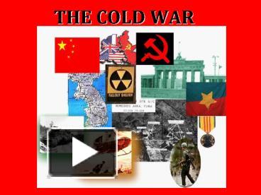 THE COLD WAR presentation | free to download
