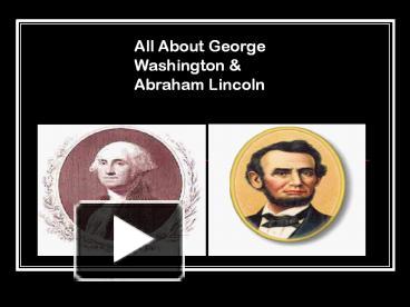 PPT – All About George Washington PowerPoint presentation | free to ...
