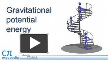 Gravitational potential energy presentation | free to download