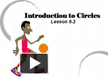 Introduction to Circles presentation | free to download
