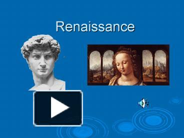Renaissance presentation | free to download