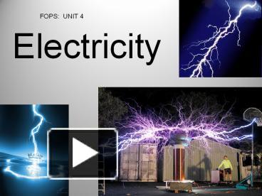 Electricity presentation | free to download