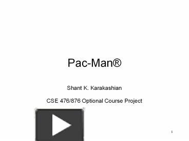 Pac-Man presentation | free to download
