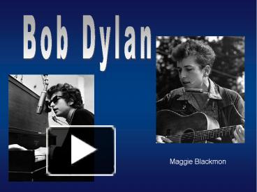 Bob Dylan presentation | free to download