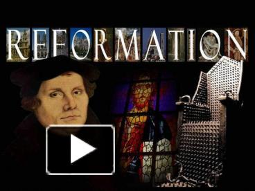 UNIT 1: REFORMATION presentation | free to view
