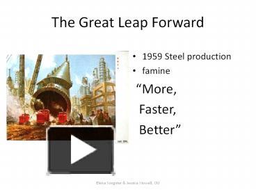 The Great Leap Forward presentation | free to download