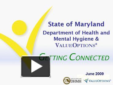 PPT – State of Maryland Department of Health and Mental Hygiene ...