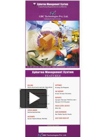 PPT – Xpharma Management System GBC Technology PowerPoint presentation | free to download - id ...
