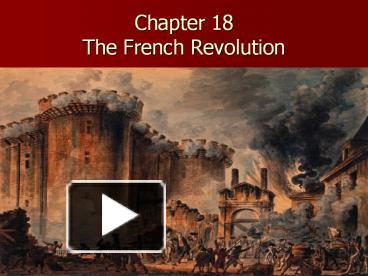 Chapter 18 The French Revolution presentation | free to view