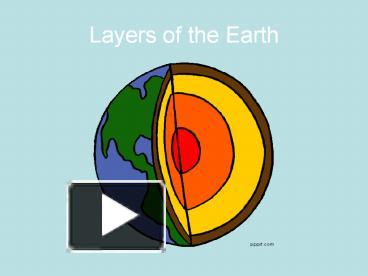 Layers of the Earth presentation | free to download