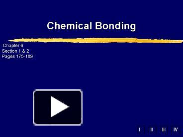 PPT – Chemical Bonding PowerPoint presentation | free to view - id ...