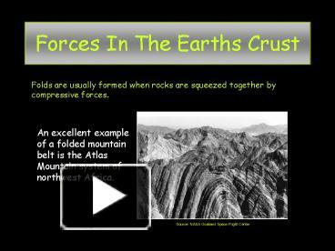 Forces In The Earths Crust presentation | free to view