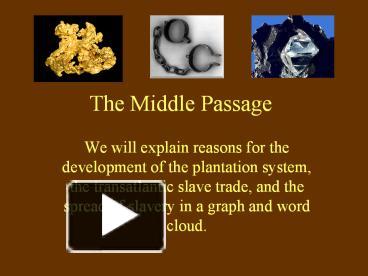 PPT – The Middle Passage PowerPoint presentation | free to download ...