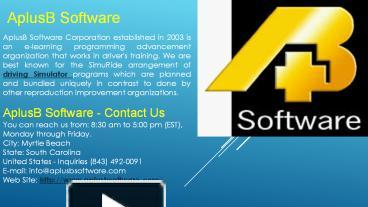 Online Driver Education presentation | free to download