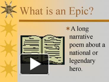 What is an Epic? presentation | free to view