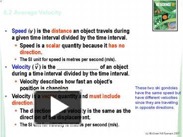 8.2 Average Velocity presentation | free to download