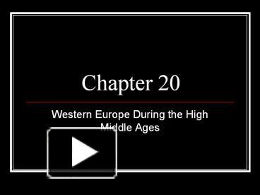 PPT – Western Europe During the High Middle Ages PowerPoint ...