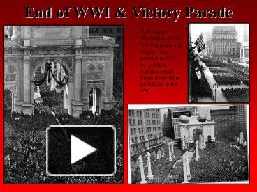 End of WWI presentation | free to download
