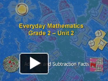 Everyday Mathematics Grade 2 presentation | free to view