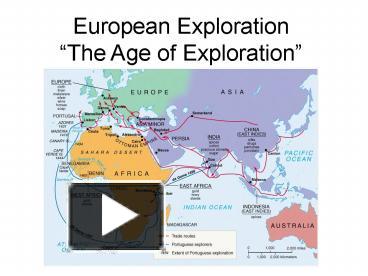 PPT – European Exploration PowerPoint presentation | free to view - id ...