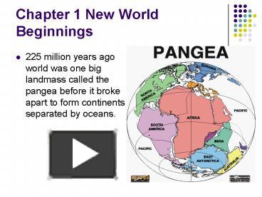 Chapter 1 New World Beginnings presentation | free to download
