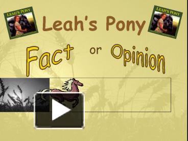 Leah presentation | free to view