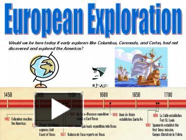 PPT – European Exploration PowerPoint presentation | free to view - id ...
