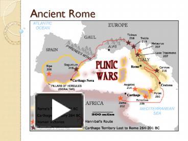 PPT – Ancient Rome PowerPoint presentation | free to download - id ...