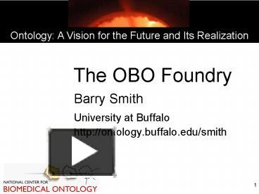 PPT – The OBO Foundry PowerPoint presentation | free to view - id: 715723-MWYyN