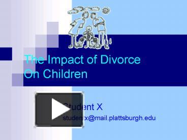 The Impact of Divorce On Children presentation | free to view