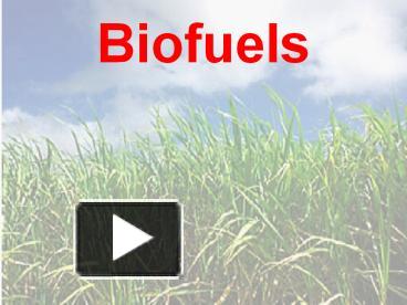 PPT – Biofuels PowerPoint presentation | free to download - id: 71ac1c-YmVmN
