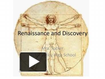 Renaissance and Discovery presentation | free to download