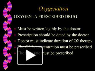 Oxygenation presentation | free to view