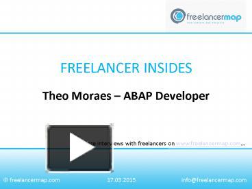 PPT – Theo Moraes - ABAP Developer PowerPoint presentation | free to download - id: 71c3c7-ZjAxM