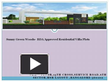 PPT – BDA Approved, Plotted Development (Villa Plots) PowerPoint presentation | free to download ...
