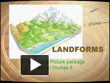 LANDFORMS presentation | free to view