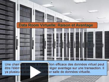 PPT – Data Room Virtuelle: Raison et Avantage PowerPoint presentation | free to download - id ...