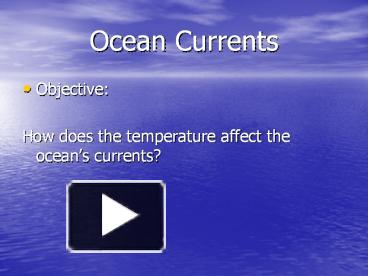 Ocean Currents presentation | free to view