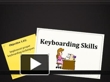 Keyboarding Skills presentation | free to download