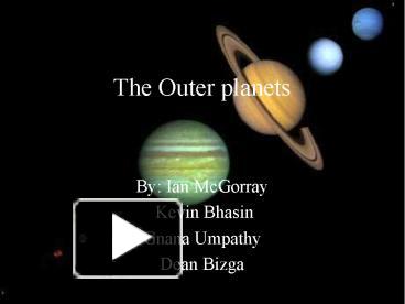 PPT – The Outer planets PowerPoint presentation | free to download - id ...