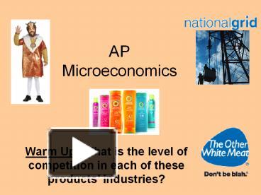 AP Microeconomics presentation | free to download