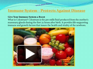 PPT – Immune System - Protects Against Disease PowerPoint presentation ...