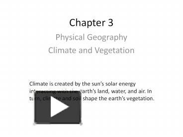 PPT – Physical Geography PowerPoint presentation | free to download ...