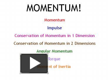 MOMENTUM! presentation | free to download