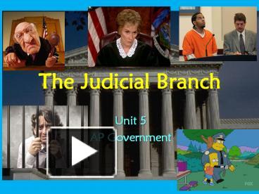 PPT – The Judicial Branch PowerPoint presentation | free to view - id ...